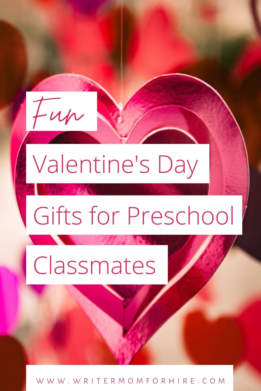 Fun and Inexpensive Valentine's Day Gifts for Preschool Classmates ...