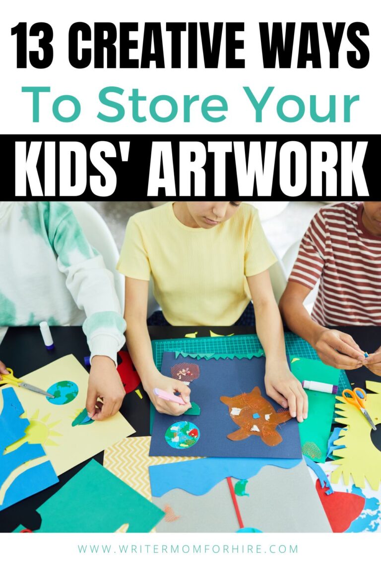 How to Store Kids' Artwork When It's Time to De-Clutter - the Writer Mom